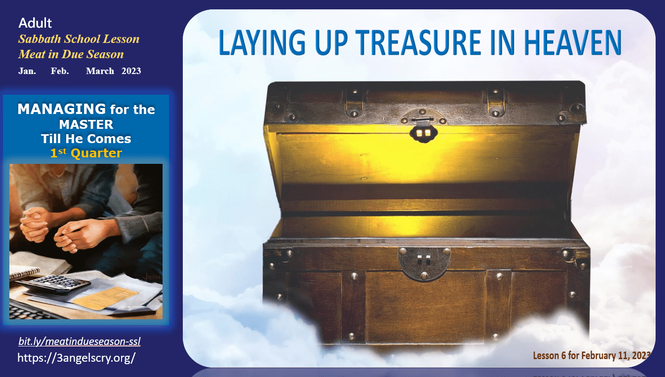 PDF: SSL Q1-L6 - Laying Up Treasure in Heaven | 3 ANGELS' CRY