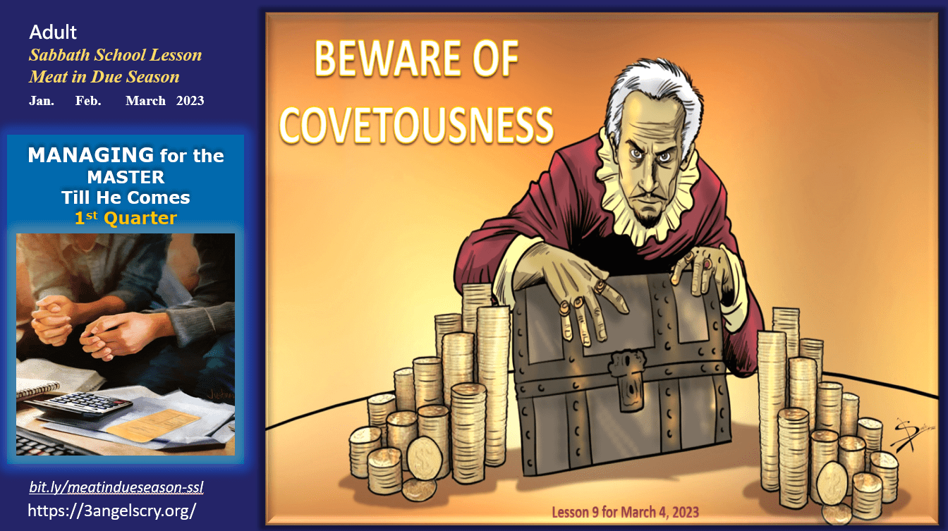 PDF: SSL Q1-L9 - Beware of Covetousness | 3 ANGELS' CRY