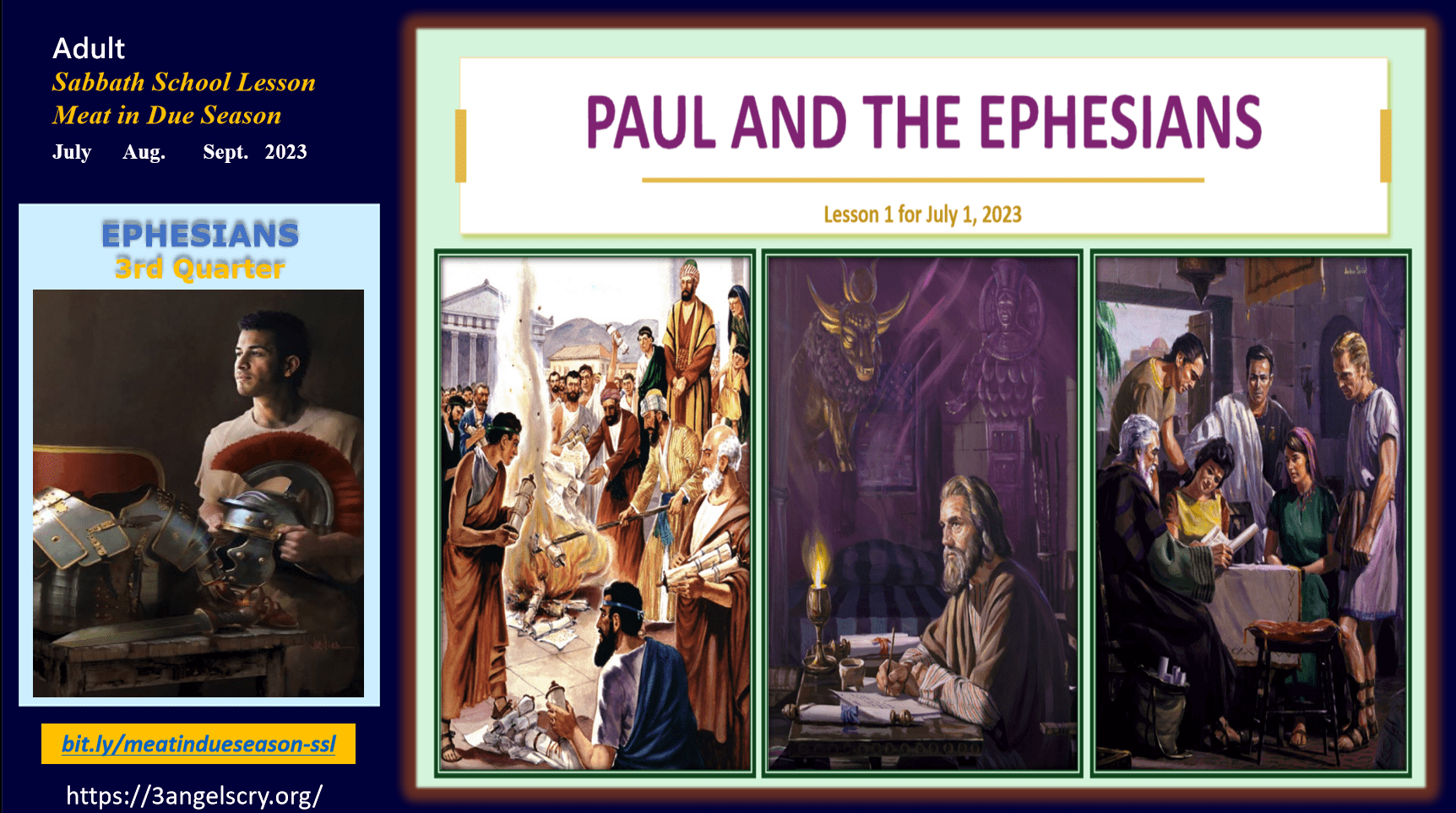 PDF: SS-Q3-L1 - Paul and the Ephesians | 3 ANGELS' CRY