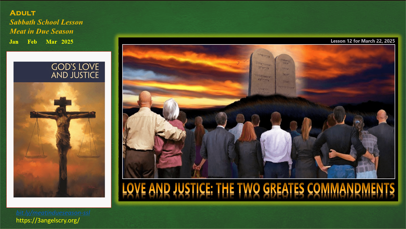 PDF: SS25-Q1-L12 Love and Justice: The Two Greatest Commandments | 3 ...